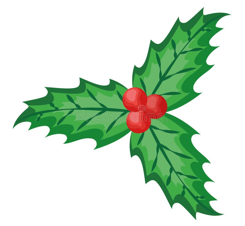 Cute mistletoe design stock vector. Illustration of design - 259797218