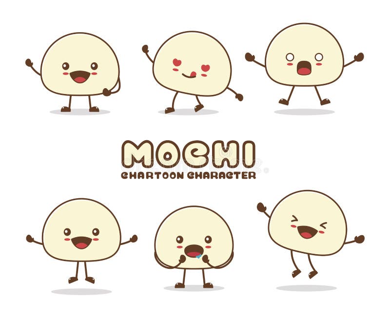 Mochi Characters Stock Illustrations – 132 Mochi Characters Stock ...