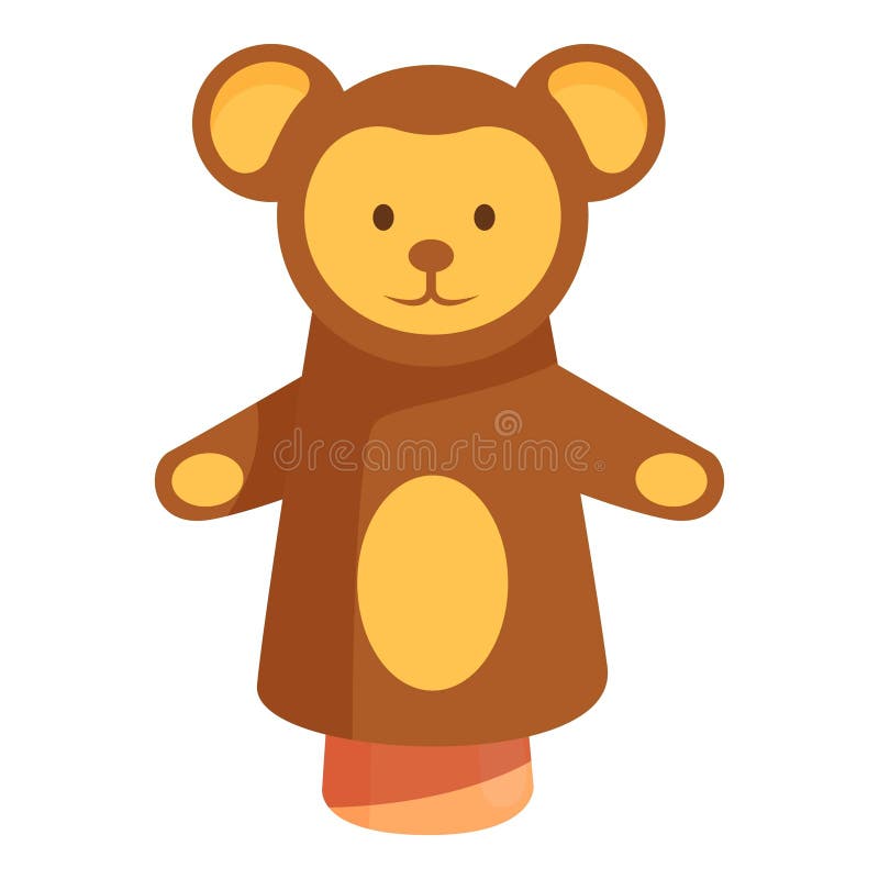 Cute Monkey Hand Puppet Wearing on Arm for Entertainment Stock ...