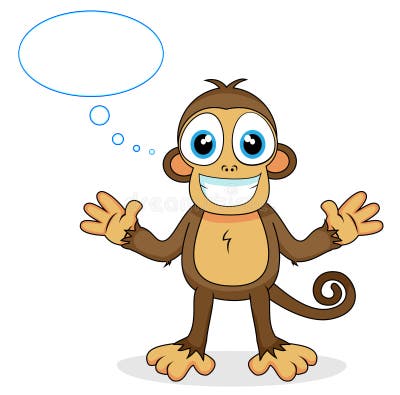 Thinking Monkey Stock Illustrations – 1,231 Thinking Monkey Stock ...