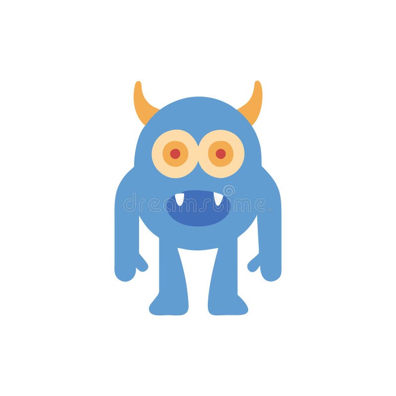 Cute Monster Icon for Creative Projects Stock Image - Illustration of ...