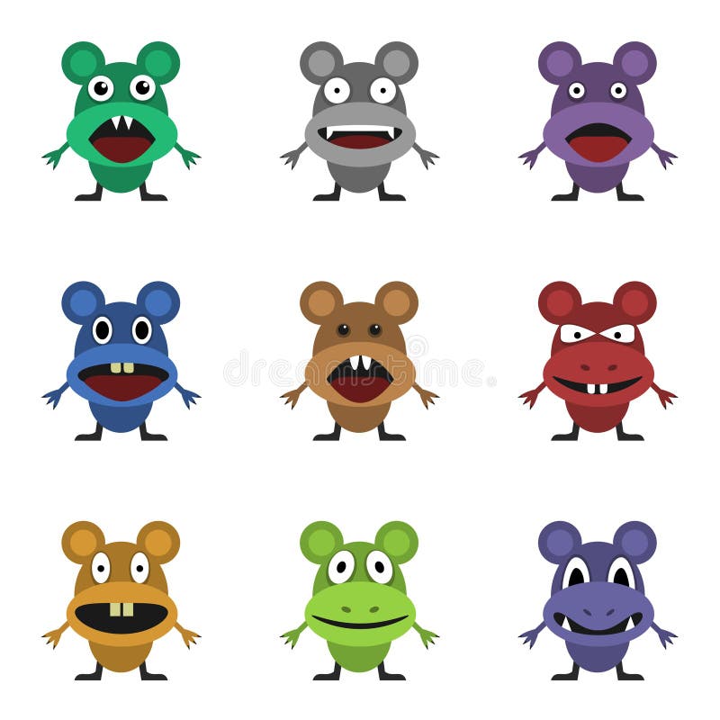 Cute mouse stock vector. Illustration of humor, playful - 88499319