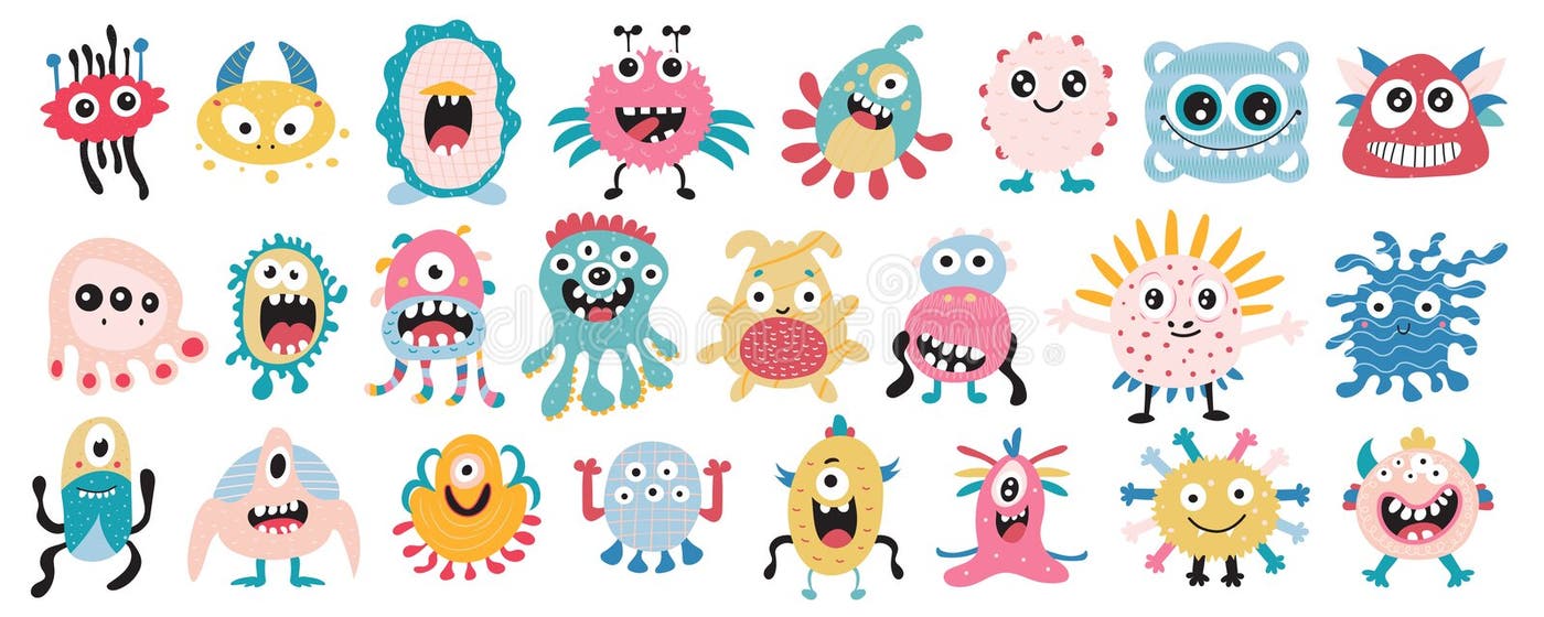 Mega Monster Pack Stock Illustrations – 7 Mega Monster Pack Stock ...