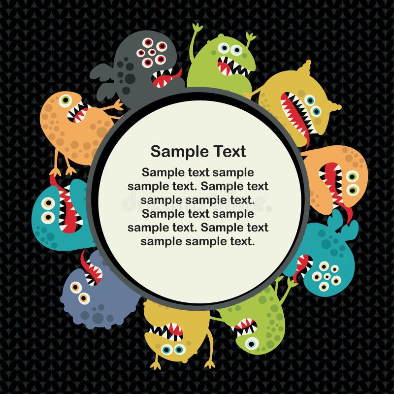 Cute Round Monsters Stock Illustrations – 1,233 Cute Round Monsters ...