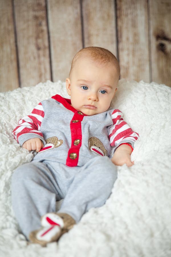 Cute 6 Months Baby Boy in a Monkey Costume Stock Photo - Image of cute ...