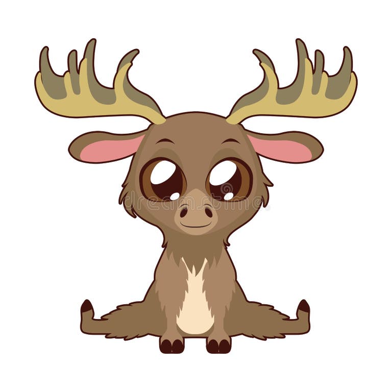 Cute Moose Stock Illustrations – 6,142 Cute Moose Stock Illustrations ...