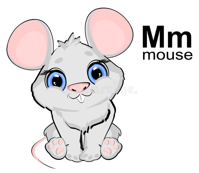 Cute mouse cartoon stock illustration. Illustration of humor - 220731090