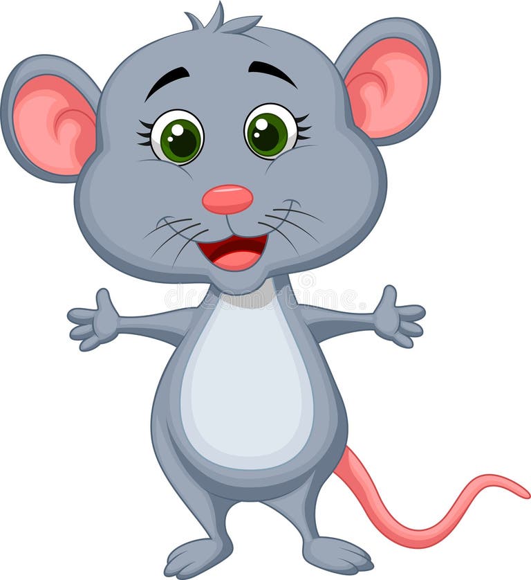 Cartoon Mouse Waving Stock Illustrations – 526 Cartoon Mouse Waving ...