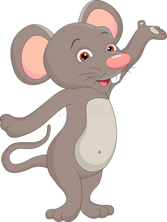 Cute mouse cartoon stock vector. Illustration of clipart - 33235602