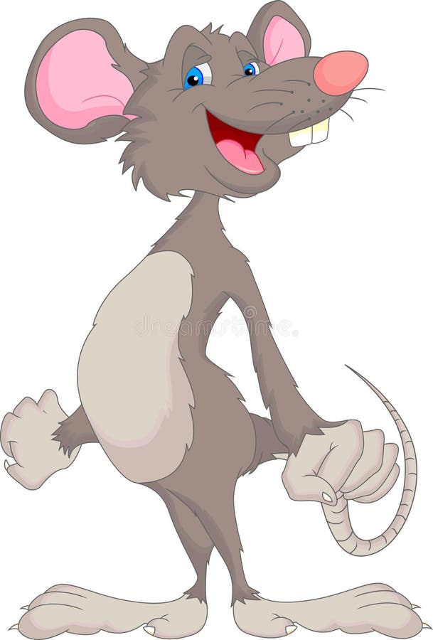 Cartoon Rat thief running stock vector. Illustration of mouse - 32170753