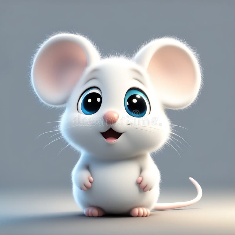 Cute Mouse Ghost Cartoon Vector Icon Illustration Stock Illustration ...