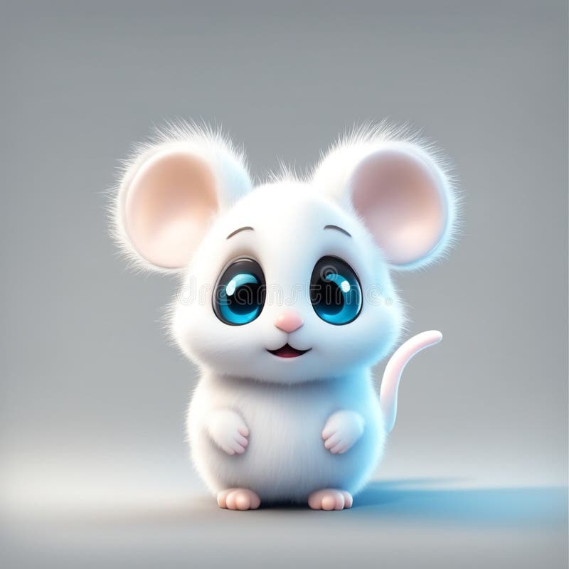 Cute Mouse Ghost Cartoon Vector Icon Illustration Stock Illustration ...