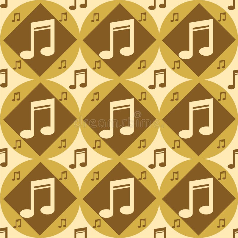 Cute Musical Pattern Picture. Image: 17464915