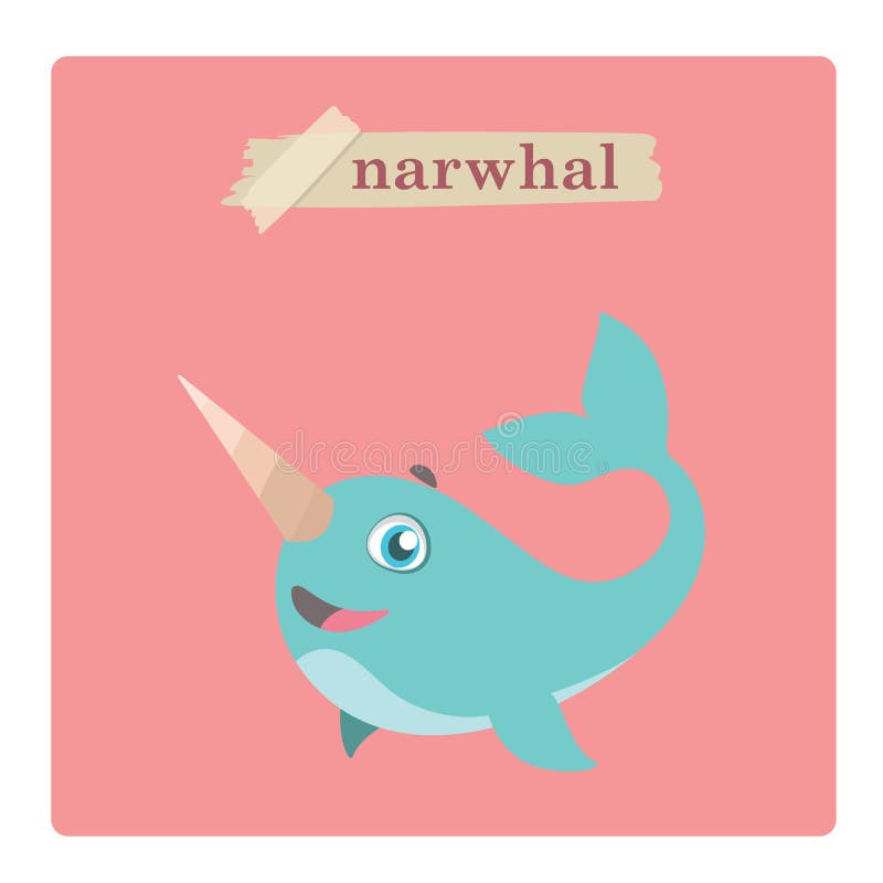 Pink Narwhal Stock Illustrations – 256 Pink Narwhal Stock Illustrations ...