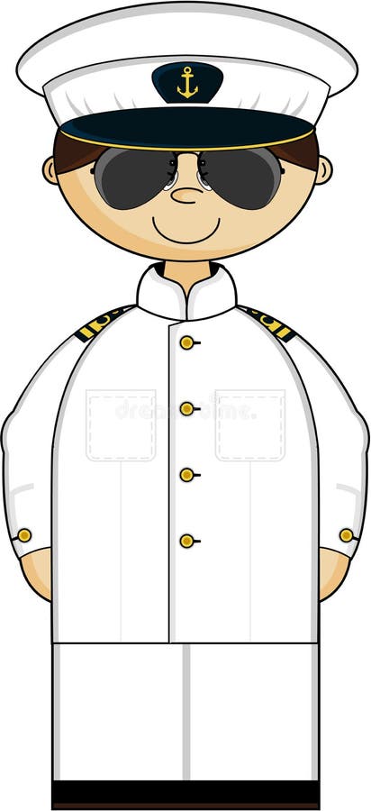 Cute Navy Sailor stock vector. Illustration of sailors - 95006847
