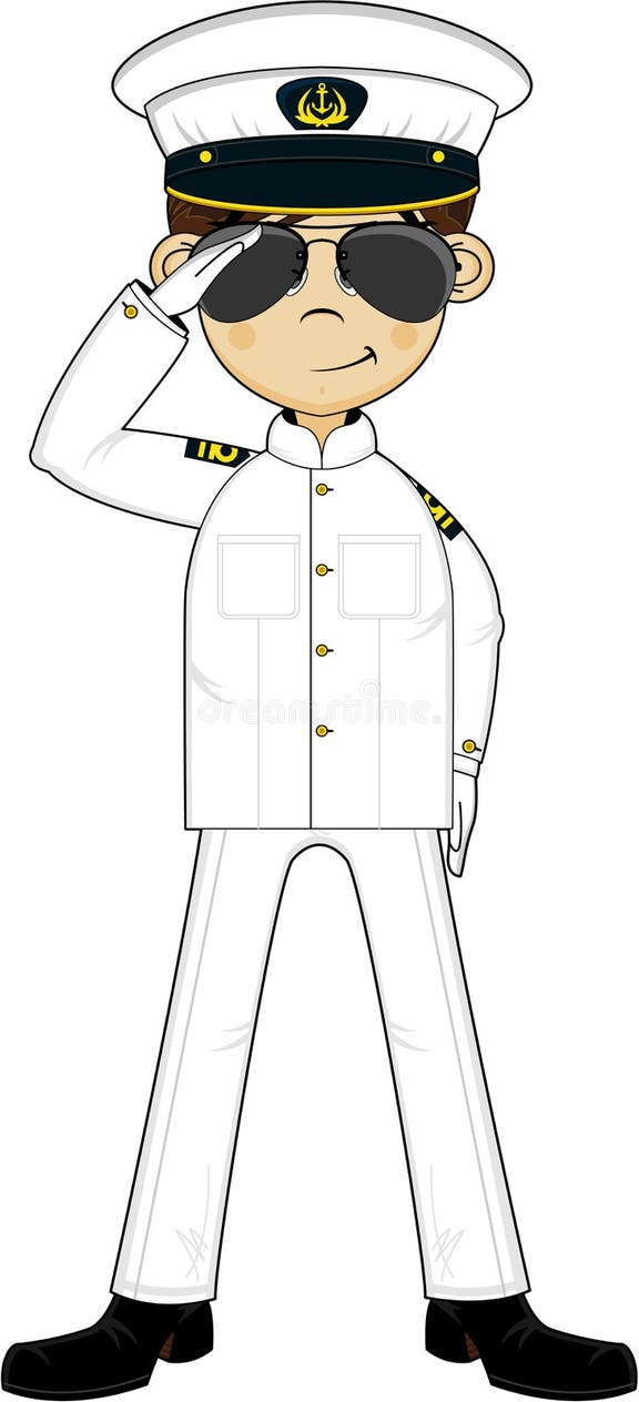 Cute Navy Sailor stock vector. Illustration of cute, military - 95006929