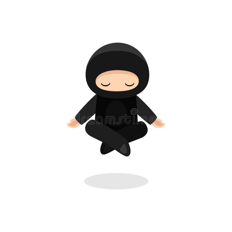 Ninja Meditating Stock Illustrations – 86 Ninja Meditating Stock ...