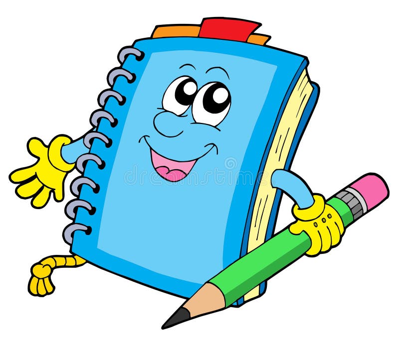 Cute notepad stock vector. Illustration of isolated, memo - 6235998