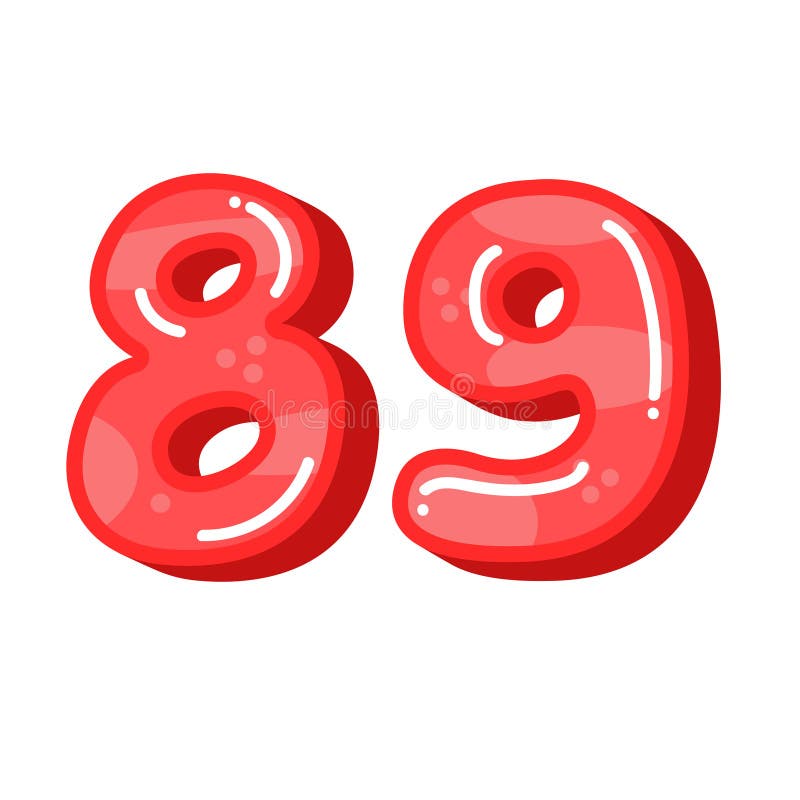 Cute Number 89 Eighty Nine, Number 89 Clip Art, Eighty Nine Clip Art ...