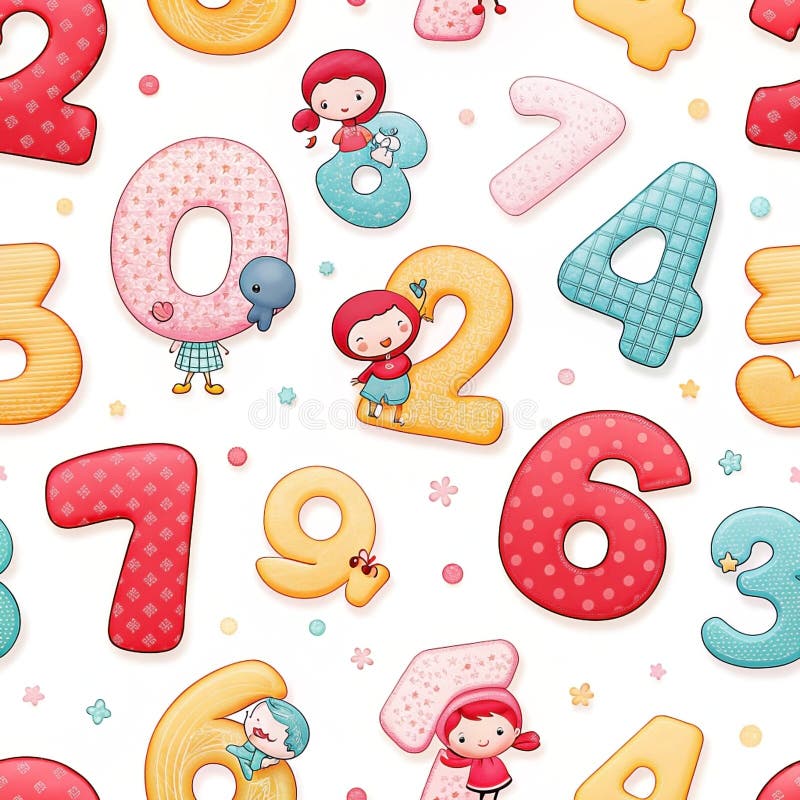 Cute Numbers Stock Illustrations – 27,351 Cute Numbers Stock ...