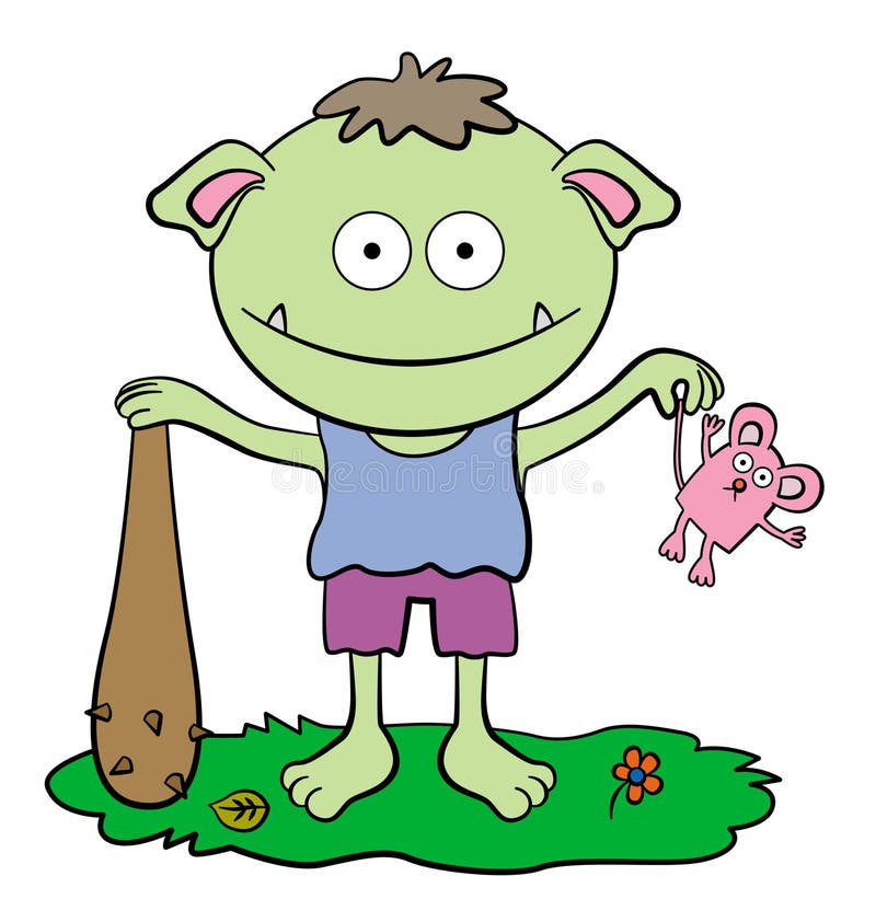 Cute Ogre Stock Illustration Illustration Of Prey Character 26491213