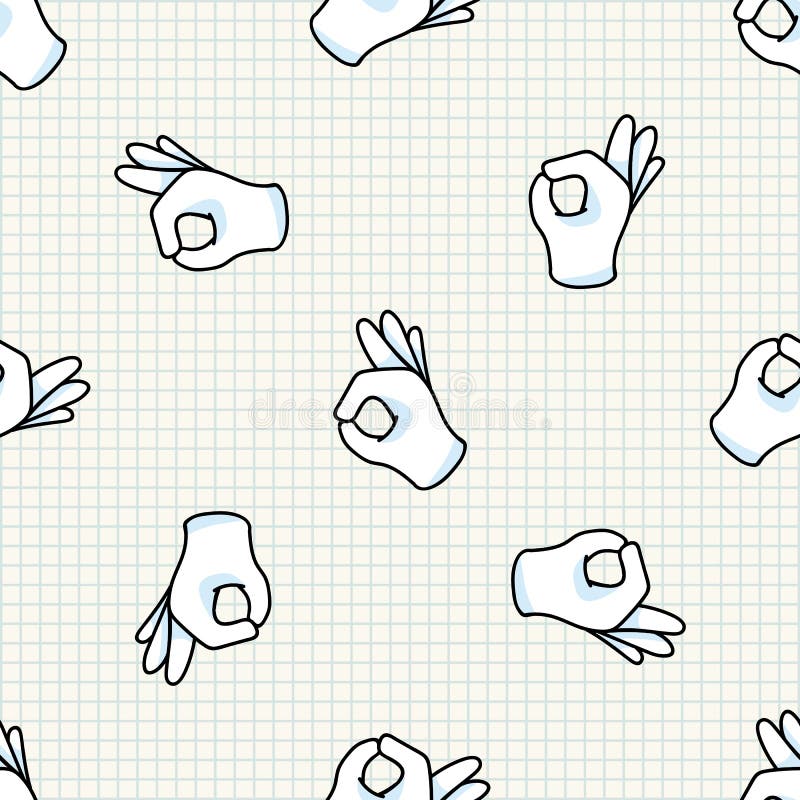 Cute Pointing Hand Symbol Cartoon Doodle Clip Art. Hand Drawn ...