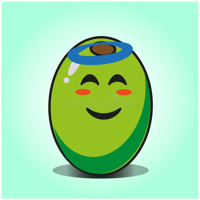 Cute Olive Cartoon Mascot Character Vector Design Stock Vector ...