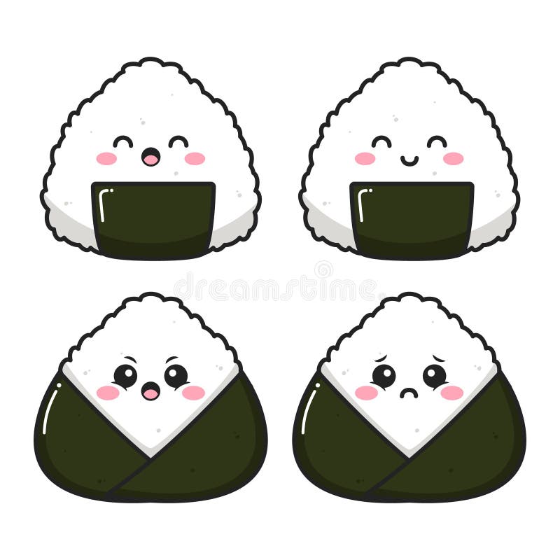 Cute Onigiri Stock Illustrations – 1,684 Cute Onigiri Stock ...