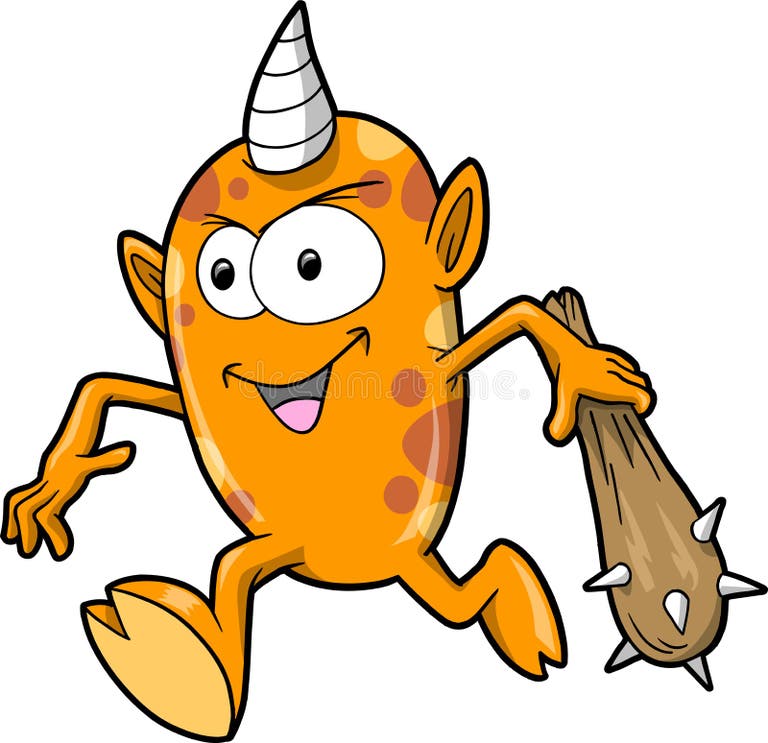 Vector Orange Monster Stock Illustrations – 26,384 Vector Orange ...