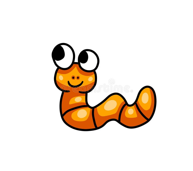 Cute Little Worm Stock Illustrations – 845 Cute Little Worm Stock ...