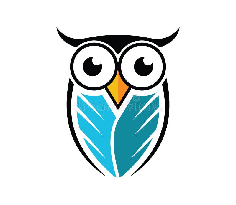 Cute Owl Bird Smart Education School Vector Logo Design Stock ...