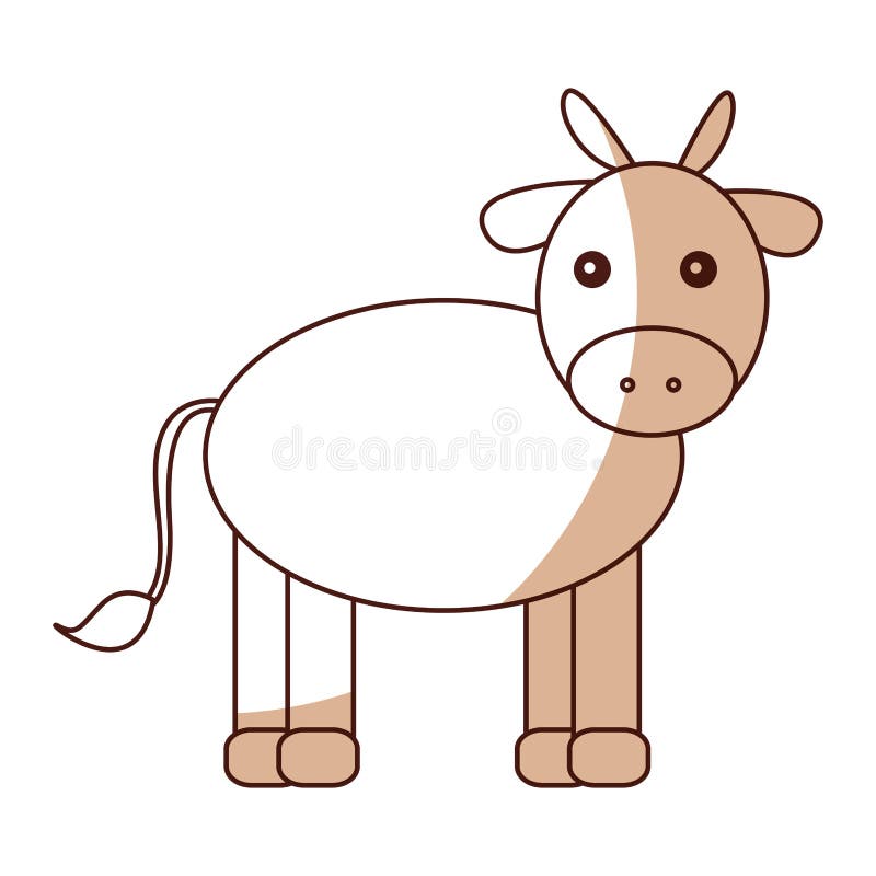 Cute ox manger character stock vector. Illustration of vector - 92995882