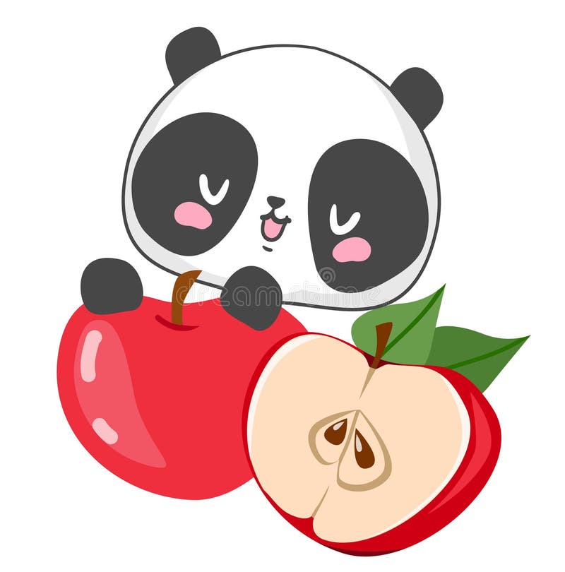 Panda Apple Stock Illustrations – 259 Panda Apple Stock Illustrations ...