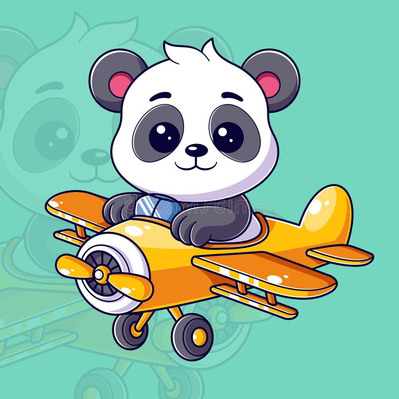 Panda Driving Flying Wheels Up: Watch The Moment The Panda Plane Took