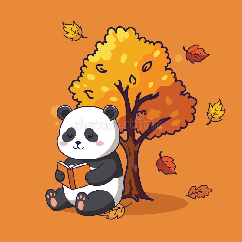 Funny Cartoon Autumn Tree