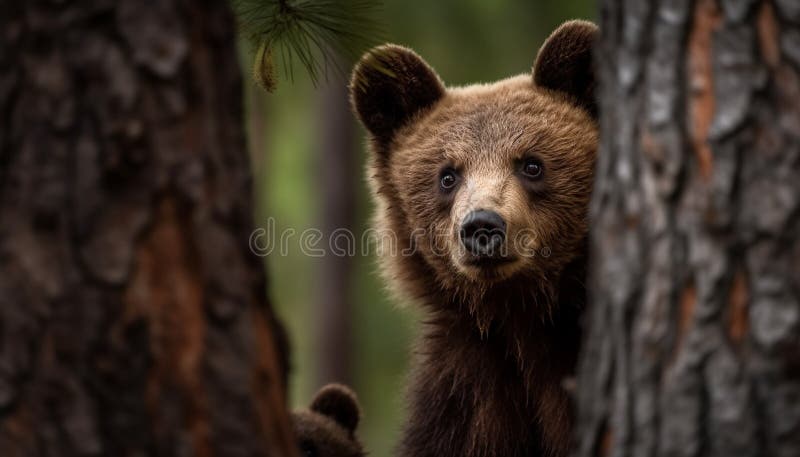 Cute Panda Sitting on Snowy Branch, Looking Peaceful Generated by AI ...