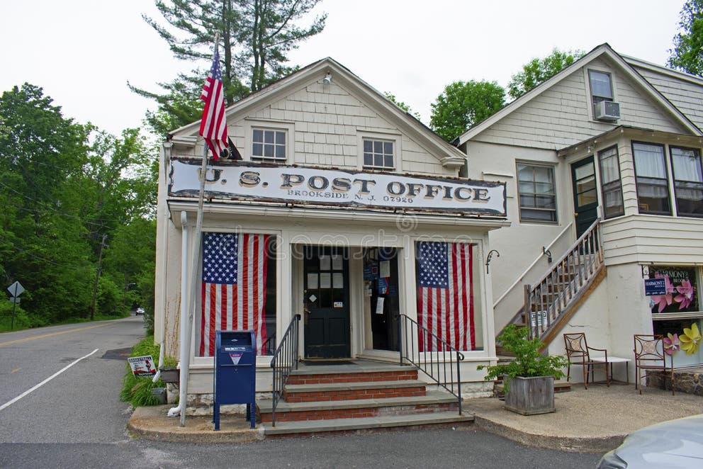 Cute, Patriotic, USPS Building -01 Stock Image - Image of multiple ...