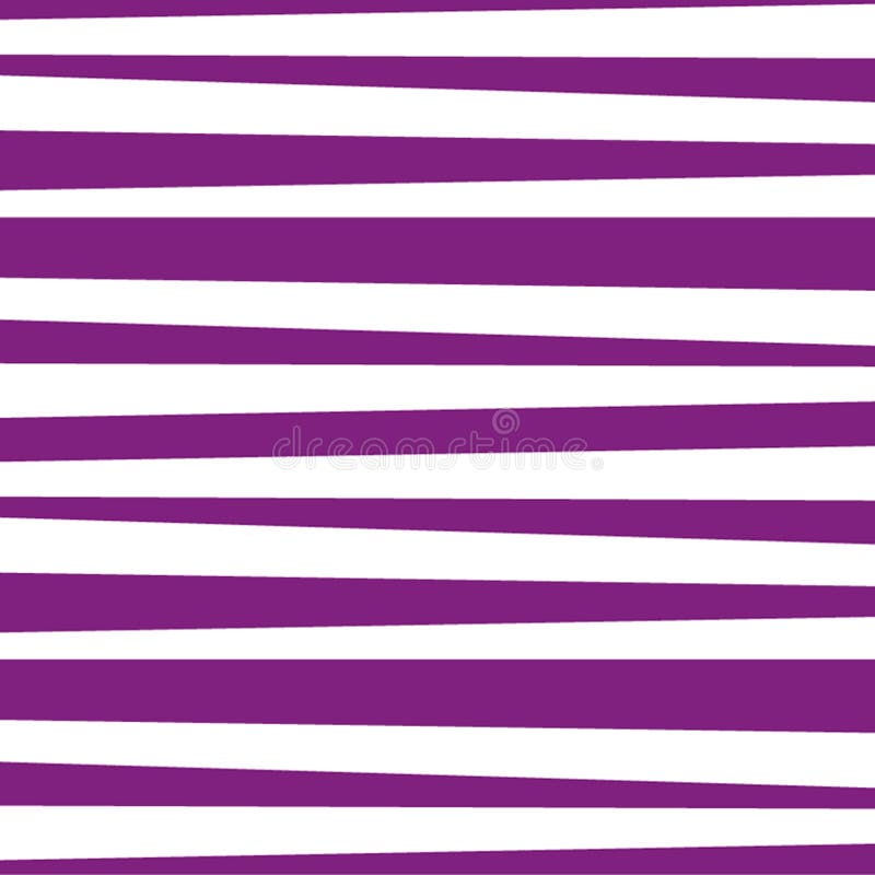 Cute Pattern Banner with Violet and White Horizontal Stripes. Stock ...