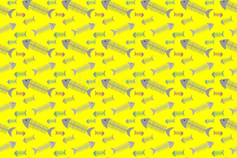 Cute Pattern Seamless Wallpaper, Mackerel Herringbone Pattern, Bright ...