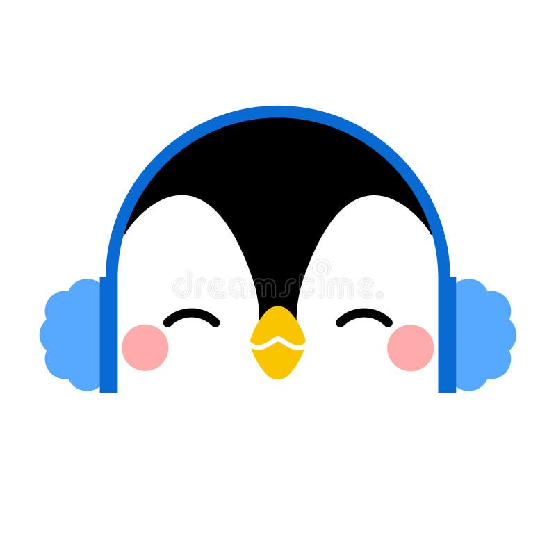 Cute Penguin Set of Illustrations, with Penguins in Different ...