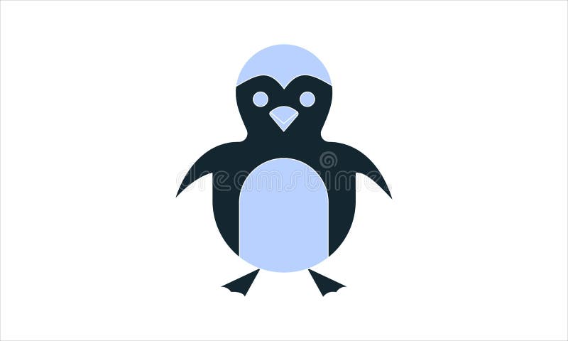 Cute Penguin Icon Vector Image Stock Illustration - Illustration of ...