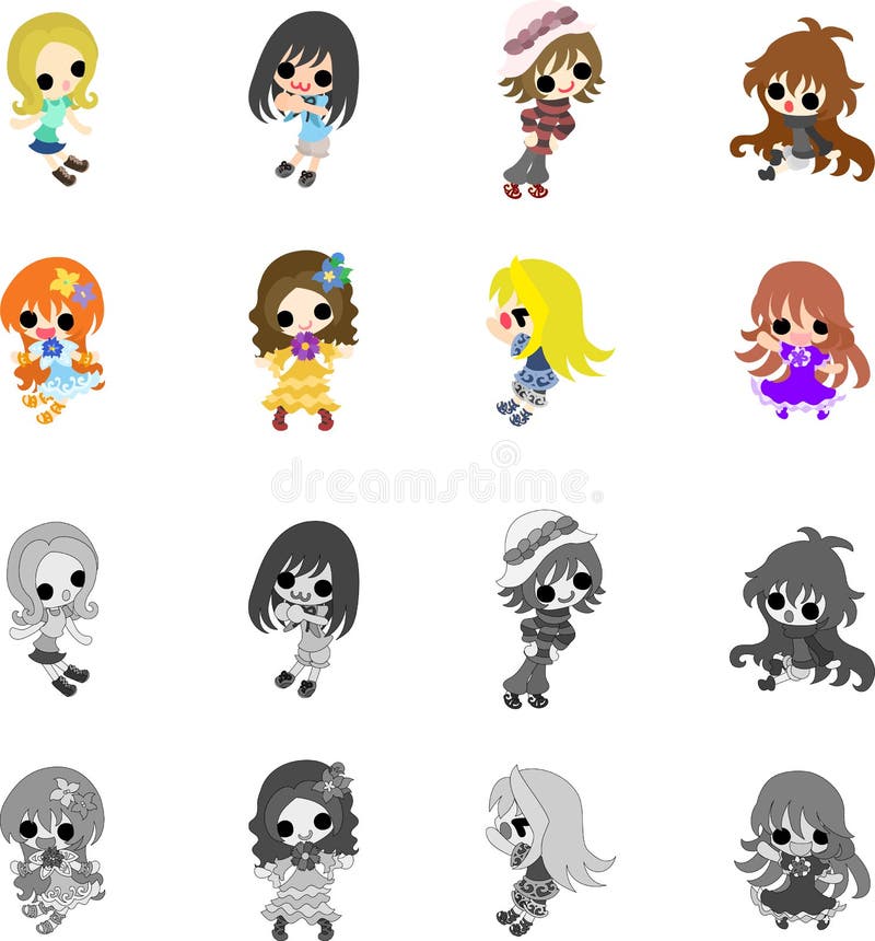 The cute people stock vector. Illustration of message - 75398635