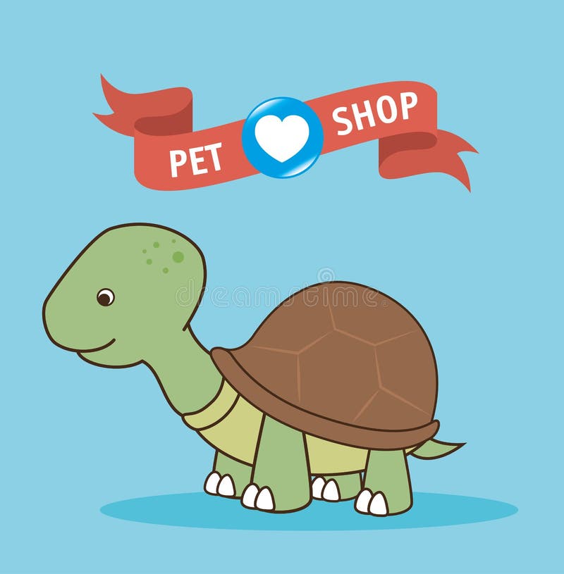 Cute pet cartoon stock illustration. Illustration of fauna - 65029776