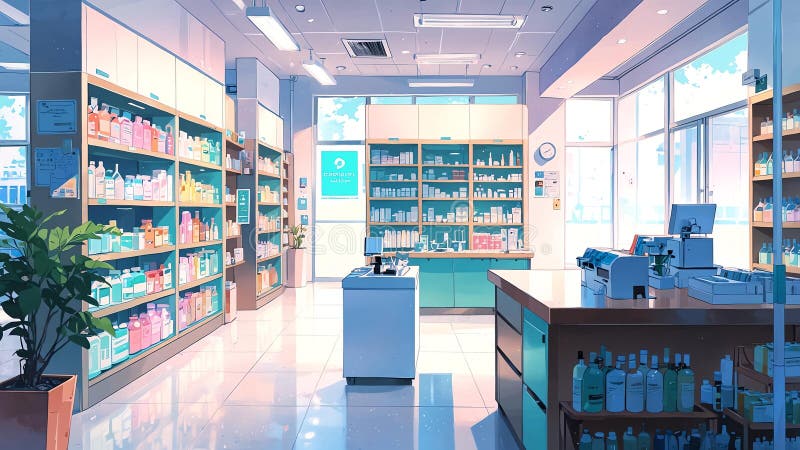 Interior Perspective Anime Sty Stock Illustrations – 4 Interior ...