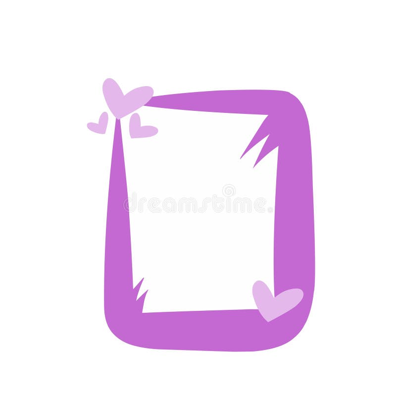 Cute photo grid frame stock illustration. Illustration of line - 285151305