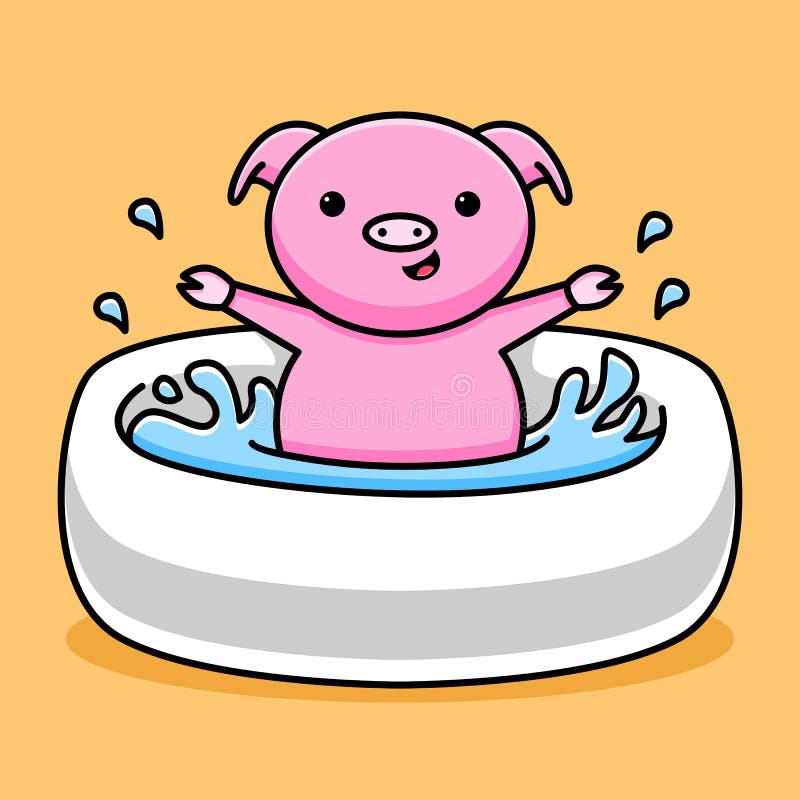 Pig Tub Stock Illustrations – 45 Pig Tub Stock Illustrations, Vectors ...
