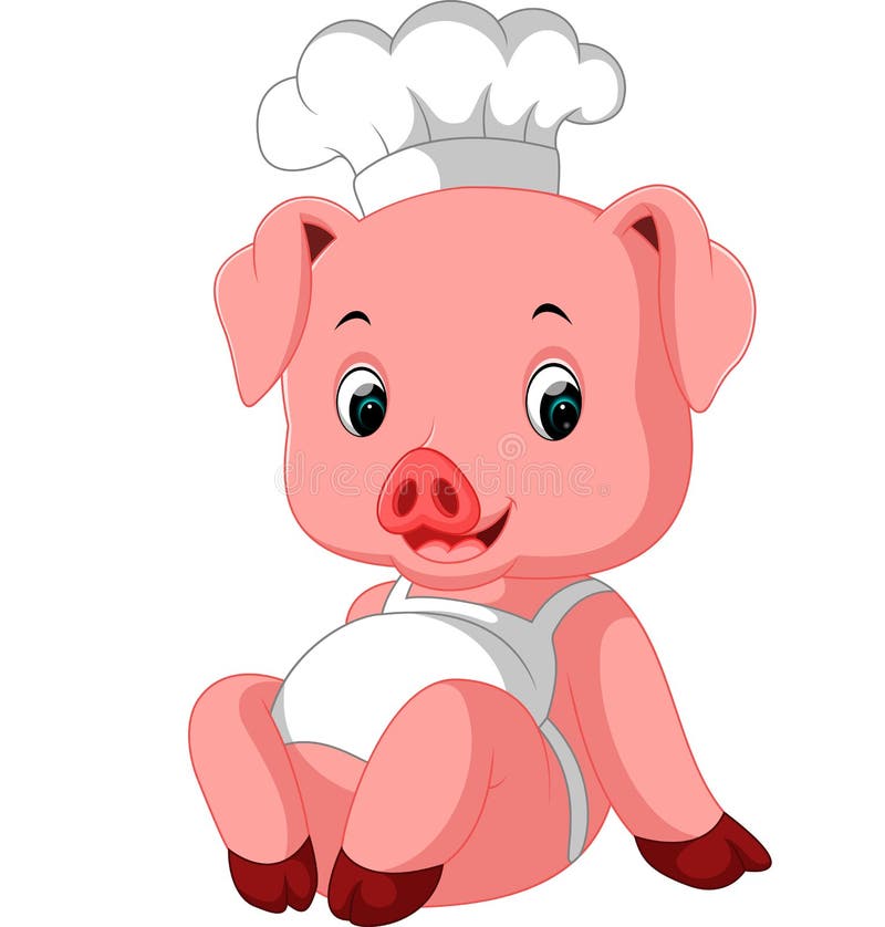 Cute Pig Chef Cartoon Stock Illustrations – 673 Cute Pig Chef Cartoon ...