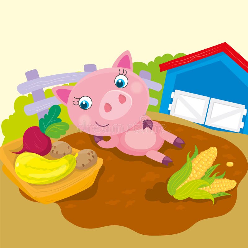 Pig Trough Stock Illustrations – 123 Pig Trough Stock Illustrations ...