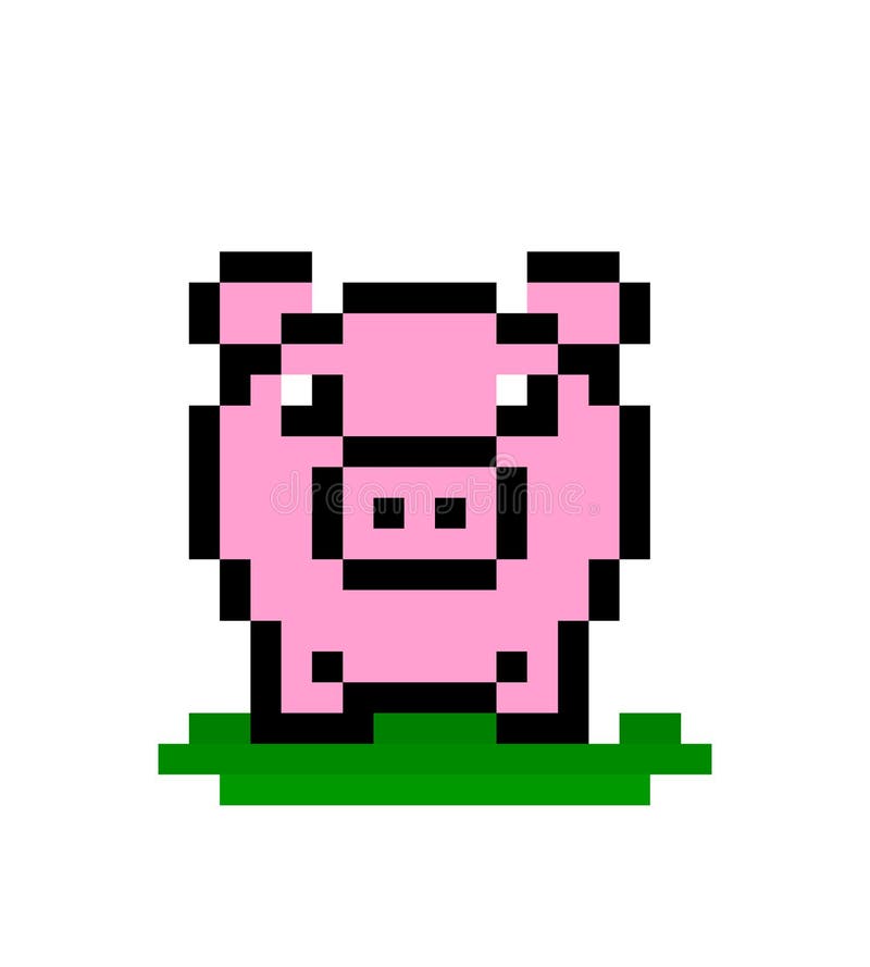 Pixel Pig Stock Illustrations – 593 Pixel Pig Stock Illustrations ...