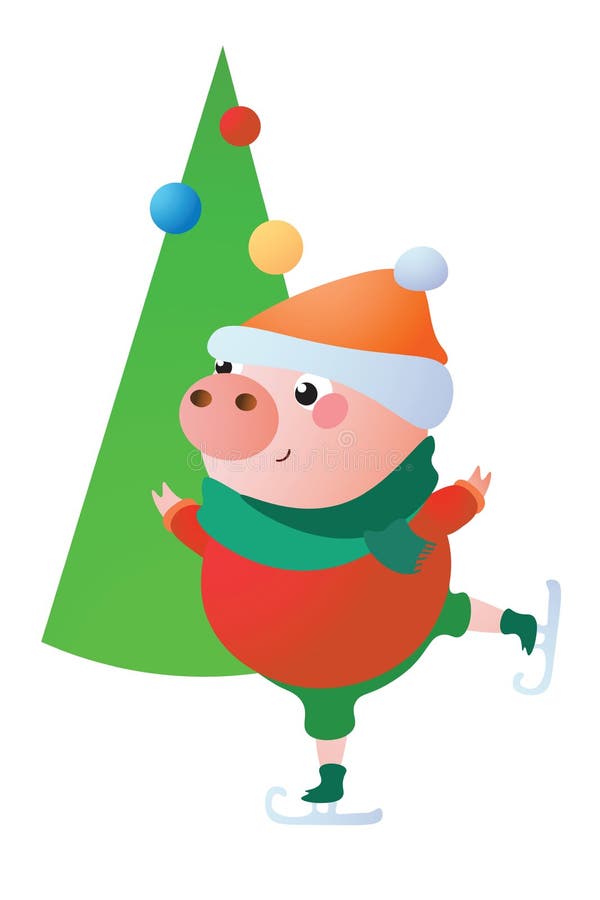 Pig Skating Stock Illustrations – 205 Pig Skating Stock Illustrations ...